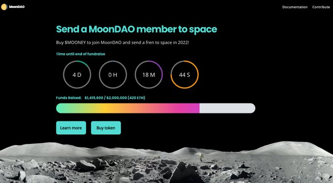 How MoonDAO Raised $8.3 million on JuiceBox | HackerNoon