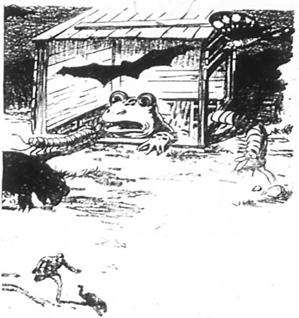 Behind Them Poured a Stream of Hideous Monsters, Giants of the Ray | HackerNoon