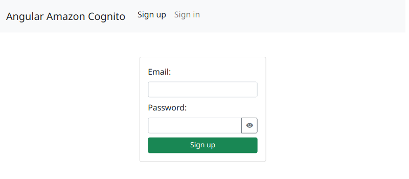 Authentication using the Amazon Cognito to an Angular application | HackerNoon