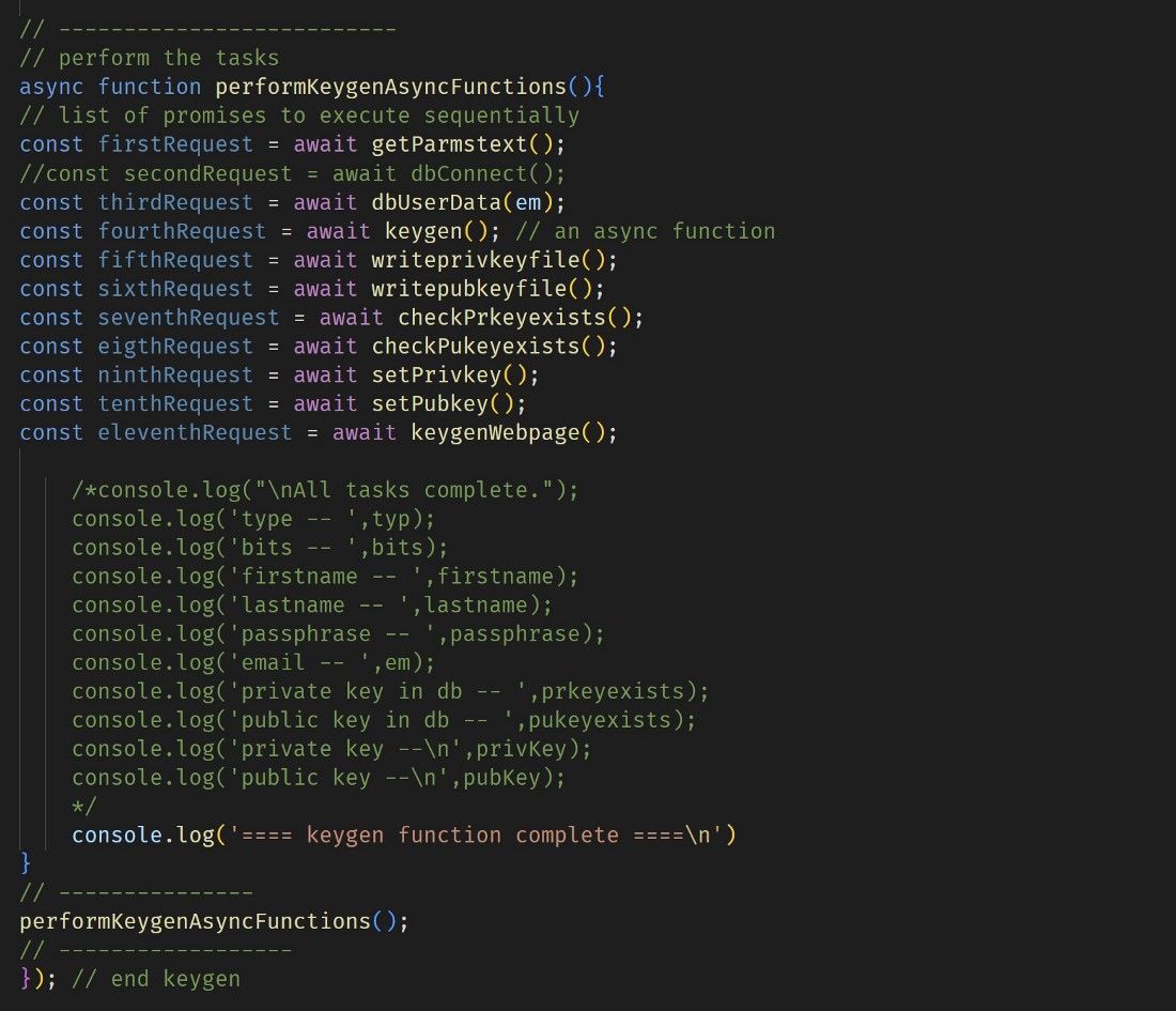 A Nodejs Tutorial: OpenPGP Crypto Functions on a Node API Server | HackerNoon