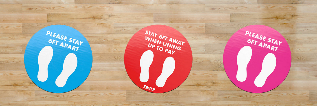 Get Ready to Reopen Your Business with Social Distancing Stickers ...