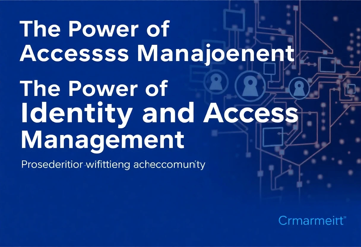 "The Power of Identity and Access Management: Enhancing Security, Efficiency, and Compliance ...
